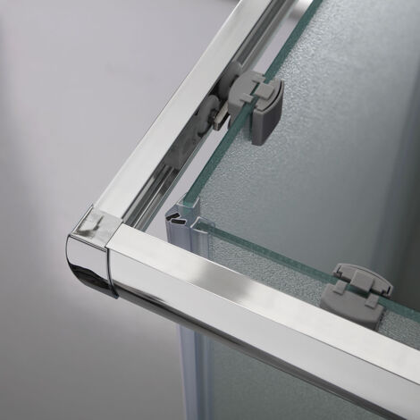 Ducha 70x100 cm cristal mate corredera