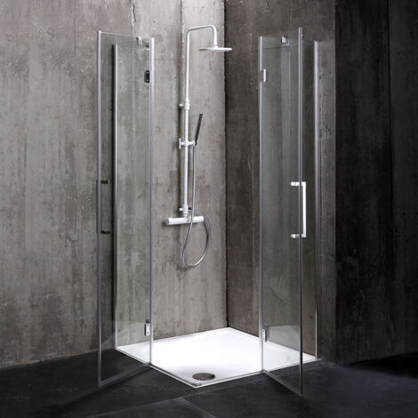 Box de ducha 80x80 en cristal de 6 mm