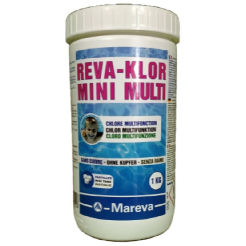 REVA-KLOR lent multifonction traitement piscine mini-galet 20g