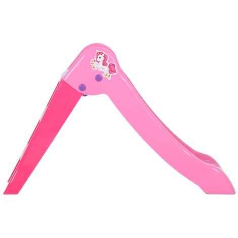 Furniture Limited - Toboggan pliable pour enfants 111 cm Rose