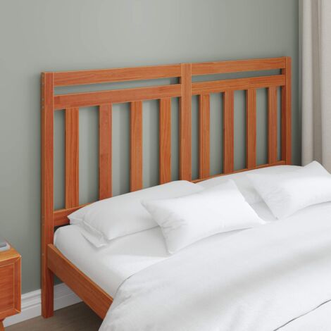 Tête de lit en bois marron ciré Maison Exclusive design chaleureux ...