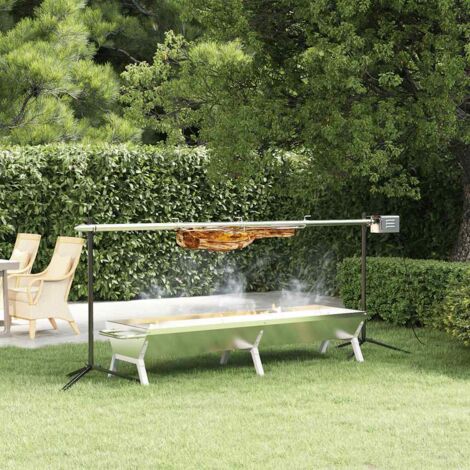 Kit barbecue automatique pour cuisson uniforme des viandes en inox 60cm ...