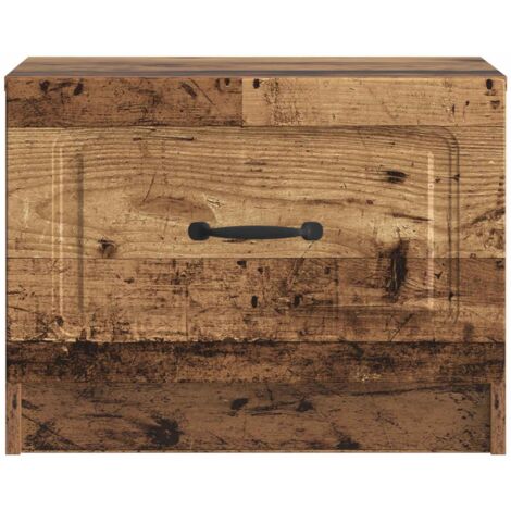 Table basse gain de place pour petit salon meuble bois ancien vintage ...