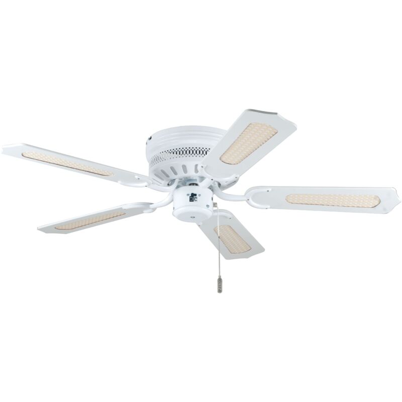 Ceiling Fan White Liane with Pull Cord