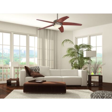 Ceiling Fan Bendan Applewood with LED & Remote