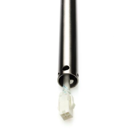 Ceiling fan extension rod brushed nickel in various lengths
