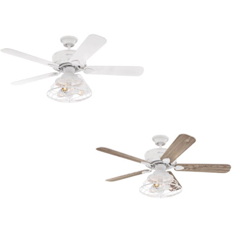 Ceiling Fan Barnett White 122cm / 48" with LED