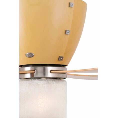 Ceiling Fan Valhalla Light Beech with Light and Remote