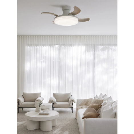 Retractable DC Ceiling Fan Fanaway Orbit White