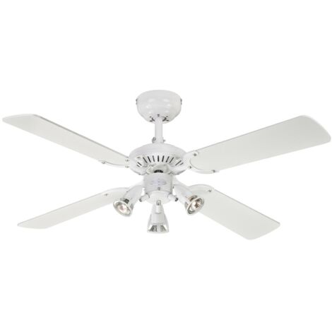 Ceiling fan Princess Euro White 105cm / 42" with light