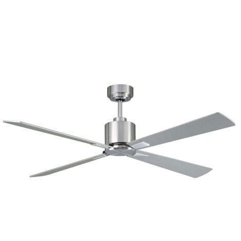DC Ceiling Fan Airfusion Climate Chrome with Remote