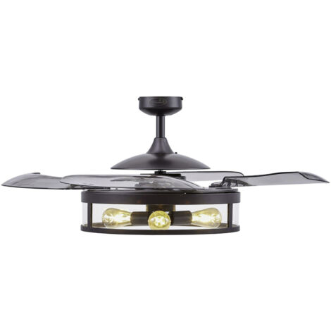 Retractable ceiling fan Fanaway Classic Black