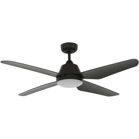 Ceiling Fan Aria Black 122cm / 48" with LED