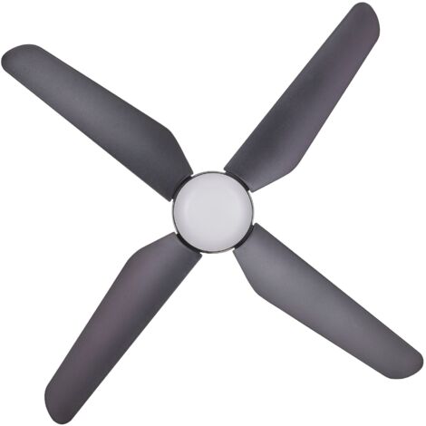 Ceiling Fan Aria CTC Black 122cm / 48" with LED