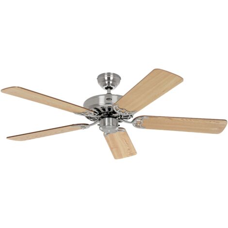 Ceiling Fan Classic Royal Brushed Chrome 132 PN-PN