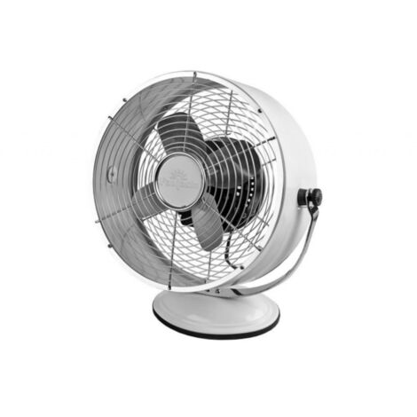 Desk fan Retro white