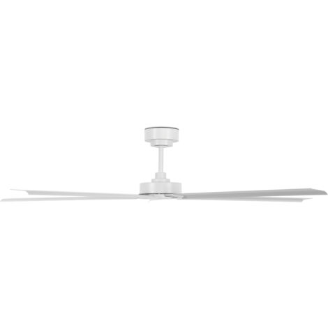 Outdoor DC Ceiling Fan Monza White with Remote