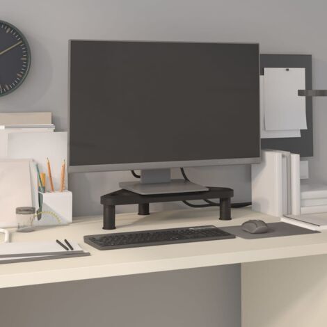Furniture Limited - Soporte de esquina para monitor negro