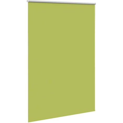 Maison Exclusive - Estor Enrollable Opaco hojas verde 155x230cm Tela ...