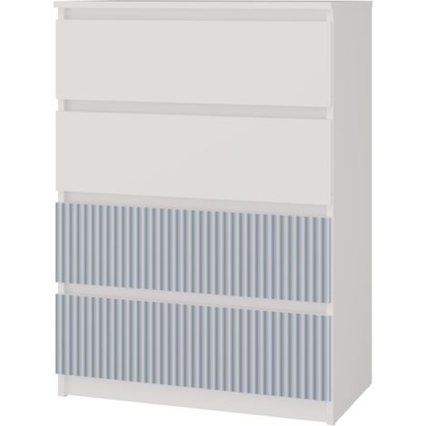 ASTER T4 - Arcón moderno 4 cajones - 97x70x40 - Mueble de almacenaje ...