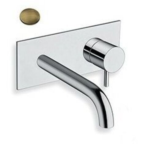 LAVABO MURAL TRIVERDE AVEC PLAQUE BEC 18 CM VIEUX BRONZE EX TV276 ...