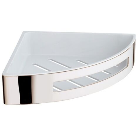 Porte savon d’angle effet inox brossé Grand Hotel - CRISTINA ONDYNA GH13928