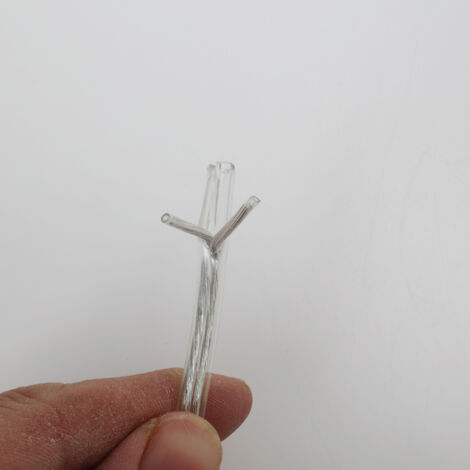 Cable eléctrico redondo PVC transparente 2x0,75mm² 220V por metro