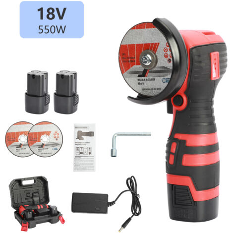 MINI Meuleuse d'angle sans fil-550W,-8V-Pure Copper Motor Electric ...