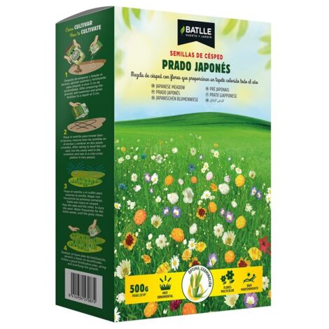 Semillas césped prado japonés Batlle 500 g