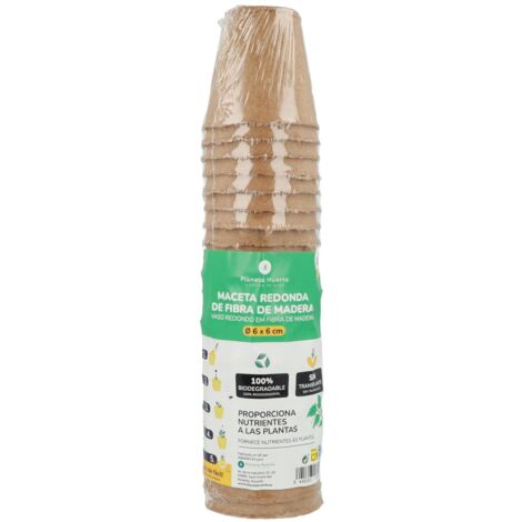 PLANETA HUERTO Maceta Semillero Biodegradable 24 uds – Ecológica y ...