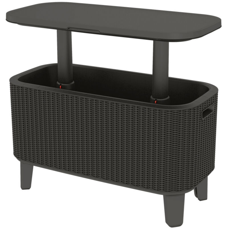 Keter Table glacière Bevy Bar 56L - Anthracite