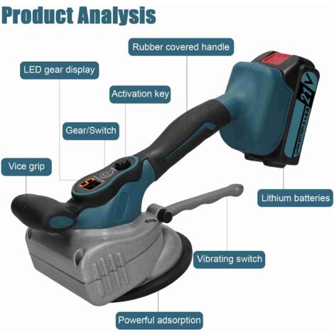 Ventouse carrelage vibrante electrique finis les carreaux casses ...