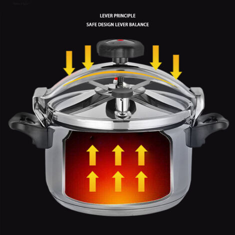 Ej.Life Autocuiseur vapeur en acier inoxydable, Appareil de cuisson à ...