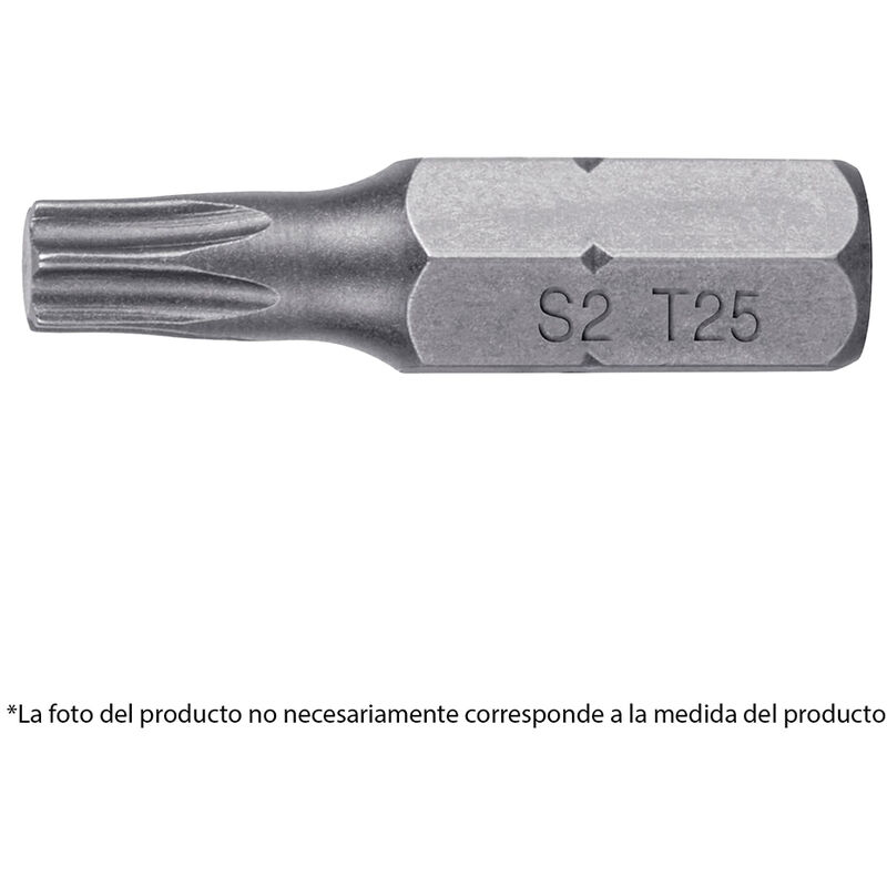 Puntas Torx T10 para destornillador - 25 mm - 5 puntas