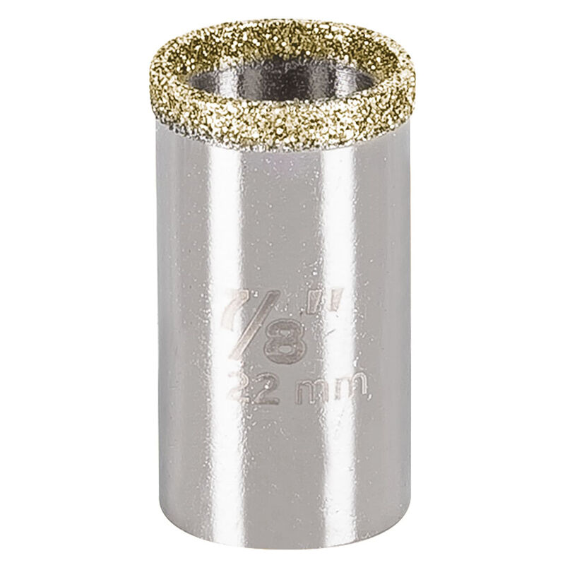 Corona diamante con borde continuo - Ø 22 mm