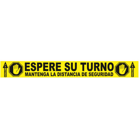 VINILO ESPERE SU TURNO 700x100mm