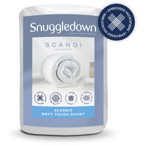 Snuggledown Scandi Classic Soft Touch Duvet, 13.5 Tog, Double