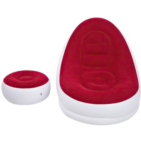 Aga Aufblasbarer Sessel mit Fußstütze DS2503