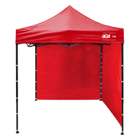 Aga Pavillon, Pop-up-Pavillon, Partyzelte, Faltpavillon 2x2m Rot