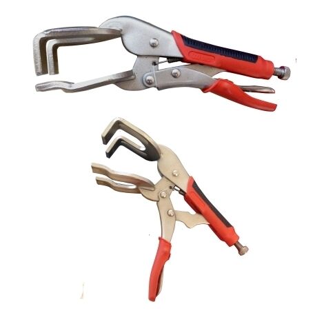 Pinza a morsetto con ganasce a forcella a grip/scatto 10