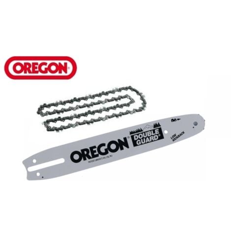 Lama/Barra con catena per motosega/elettrosega 35cm OREGON DOUBLE GUARD