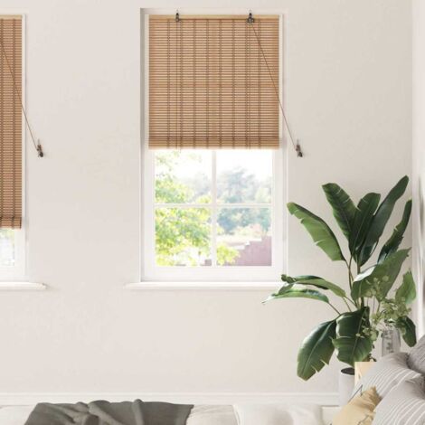 Rollo Sonstiges Hellbraun 90 x 220 cm Bambus vidaXL