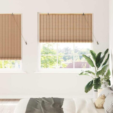 Rollo Sonstiges Hellbraun 150 x 220 cm Bambus vidaXL