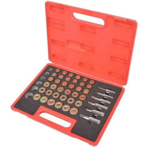 Oil Drain Plug Thread Repair Kit vidaXL