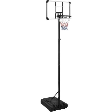 Basketball Stand Transparent 280-350 cm Polycarbonate vidaXL