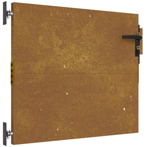 Garden Gate 85x100 cm Corten Steel Tree Design vidaXL