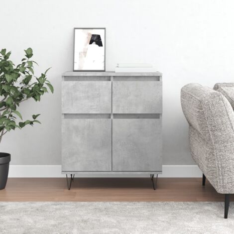 Sideboard Concrete Grey 60x35x70 cm Engineered Wood vidaXL