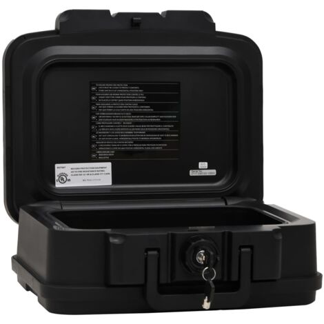 Safe Box Black 38x32.5x16.5 cm vidaXL