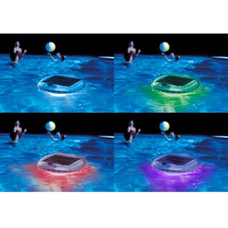 Solar Powered LED Floating Pool Light INTEX