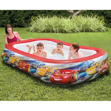 Cars Swim Center Pool Multicolour 262x175x56 cm INTEX